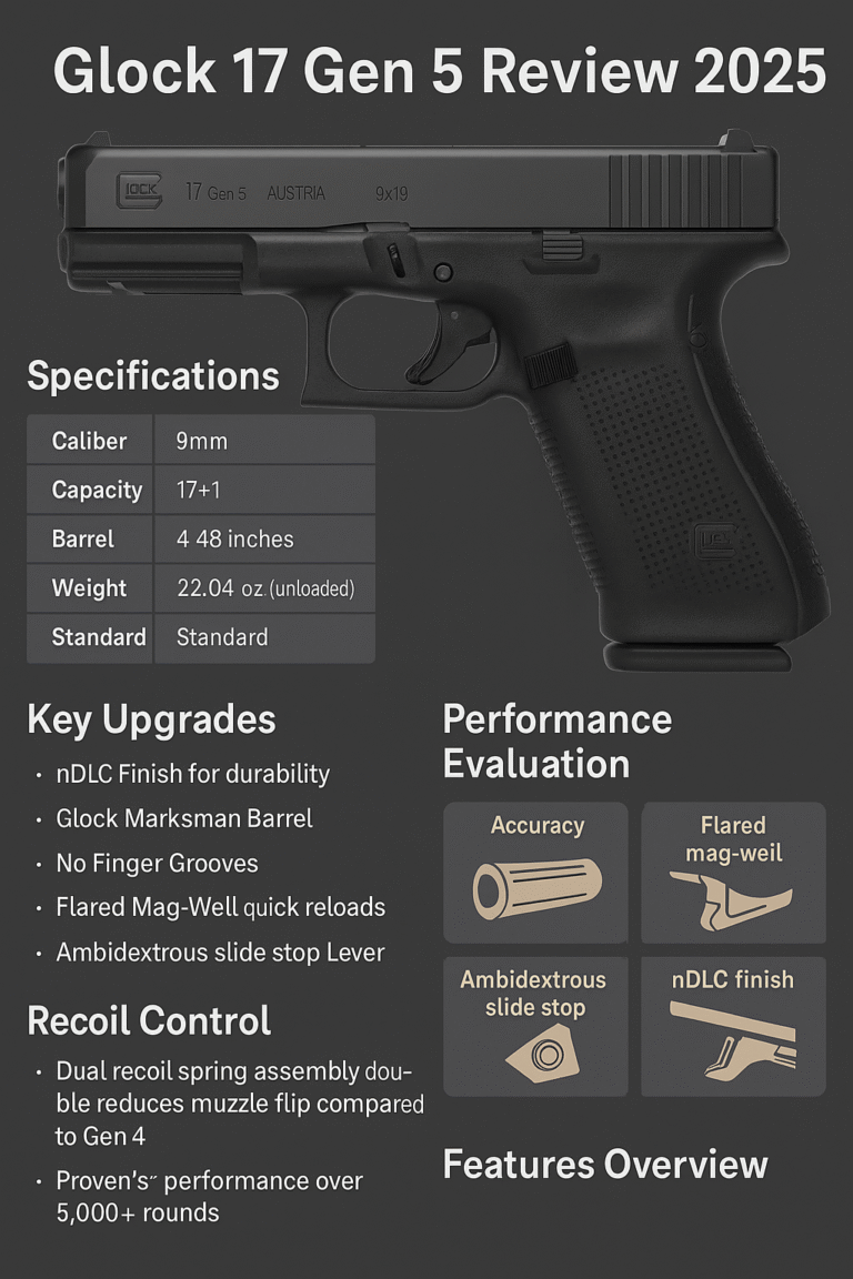 Glock 17 Gen 5 Review 2025 - : Performance, Features & Value.